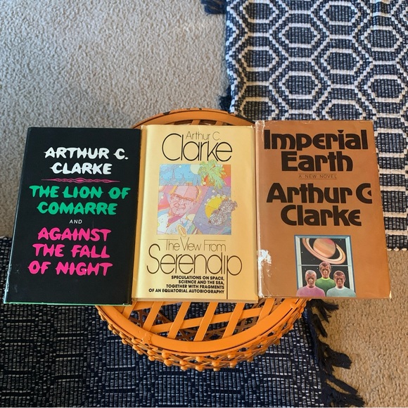 books | Other | Arthur C Clarke Lot Of 3 Books Hc Dj Book Club Editions ...